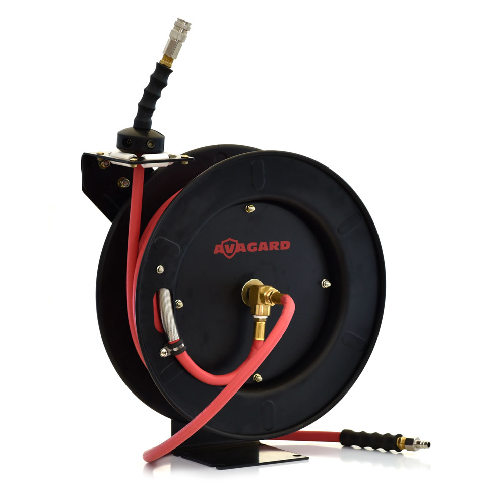 BATO Avagard luftslange opruller 3/8"-10mm x 15 meter. Rød.