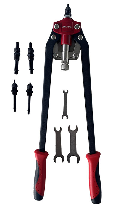 BATO Gevindnitte to-hånds M4-M10. Rustfri M4-M8.